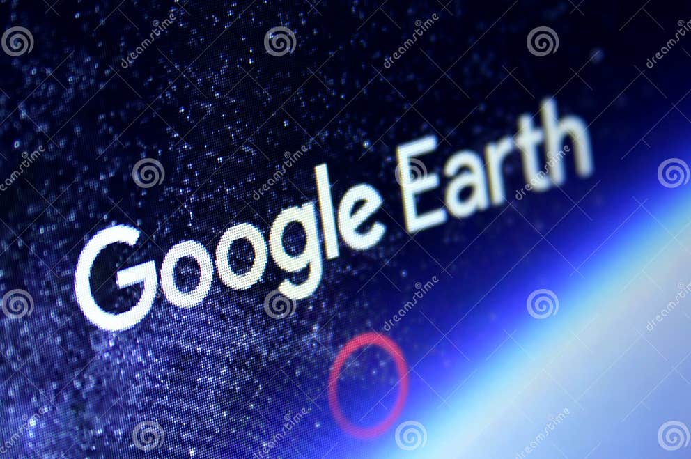 Google Earth Maps Application Logo Editorial Stock Image - Image of ...