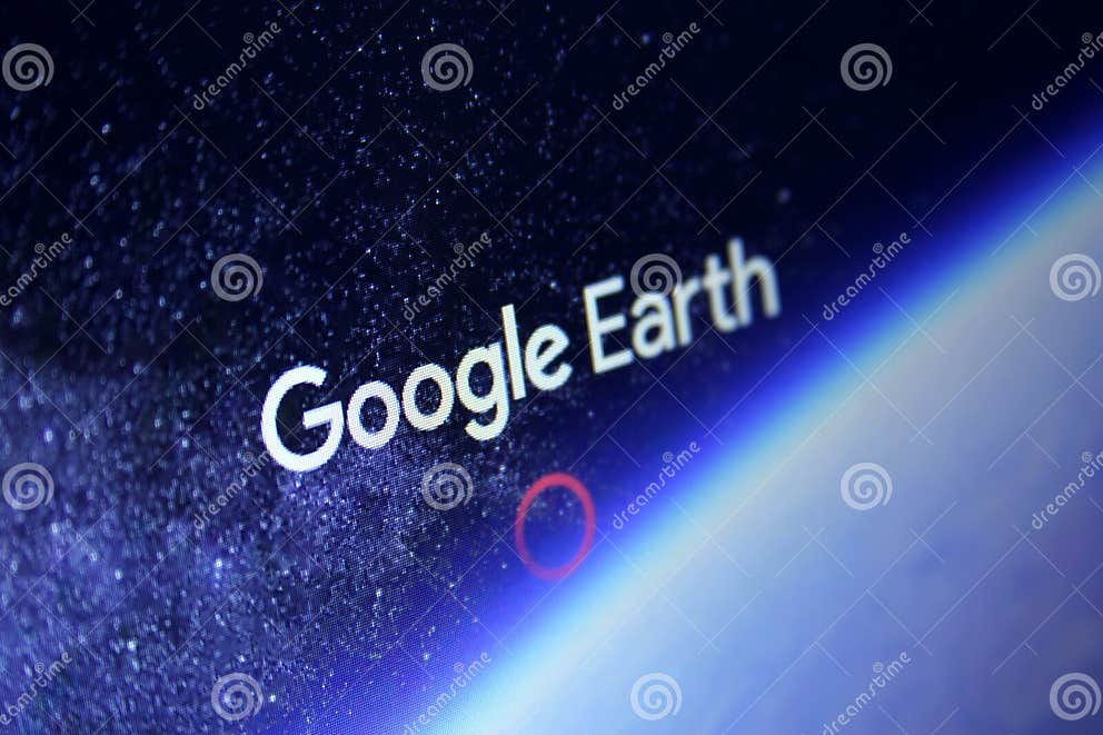Google Earth Maps Application Logo Editorial Stock Photo - Image of ...