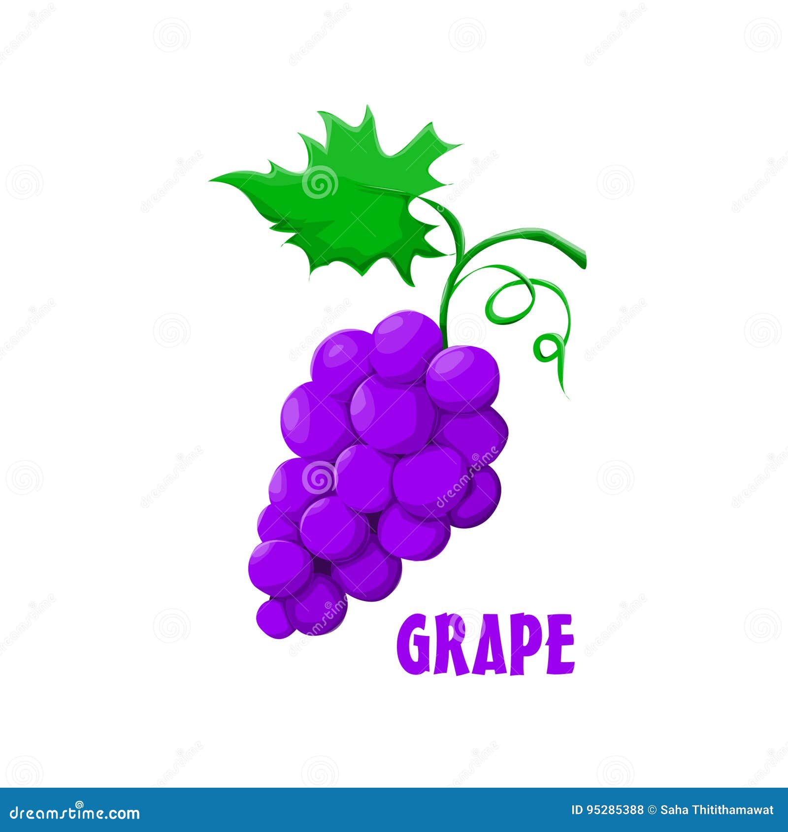 Logo Grape farm design stock illustration. Illustration of farm - 95285388