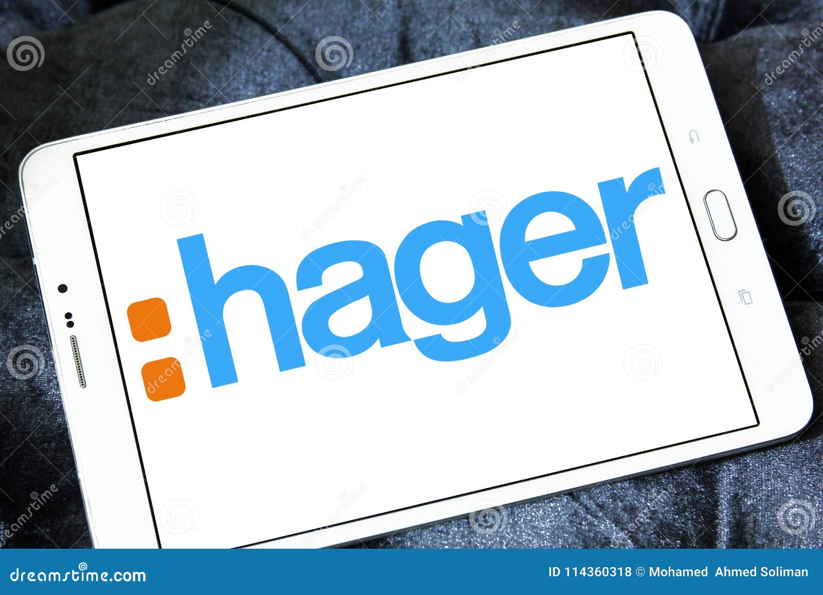Hager Group logo editorial stock photo. Image of brands - 114360318