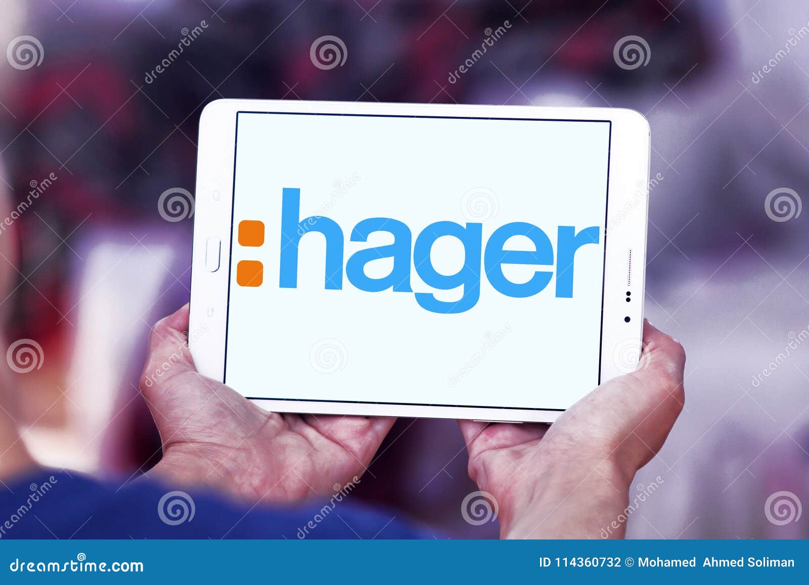 Hager Group logo editorial photography. Image of brands - 114360732
