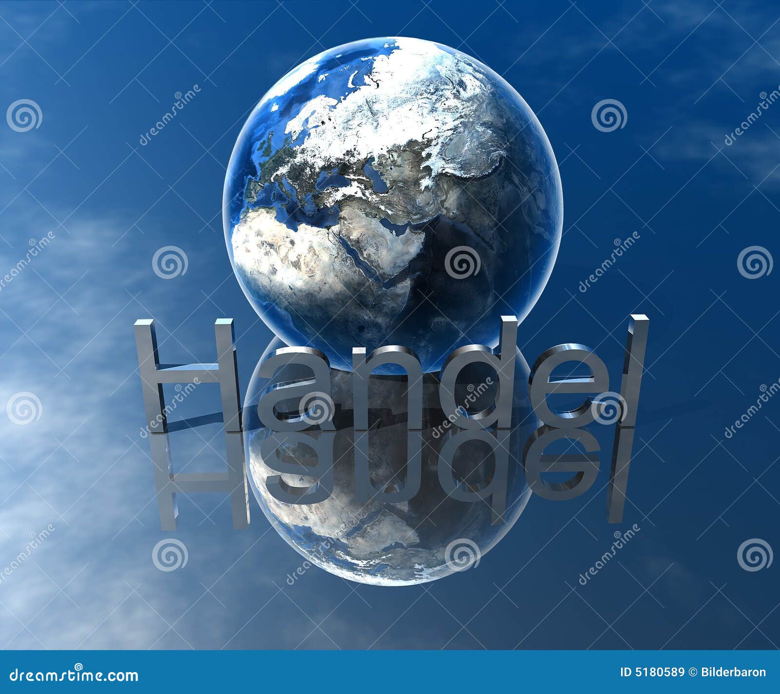 Logo Handel stock illustration. Illustration of plain - 5180589
