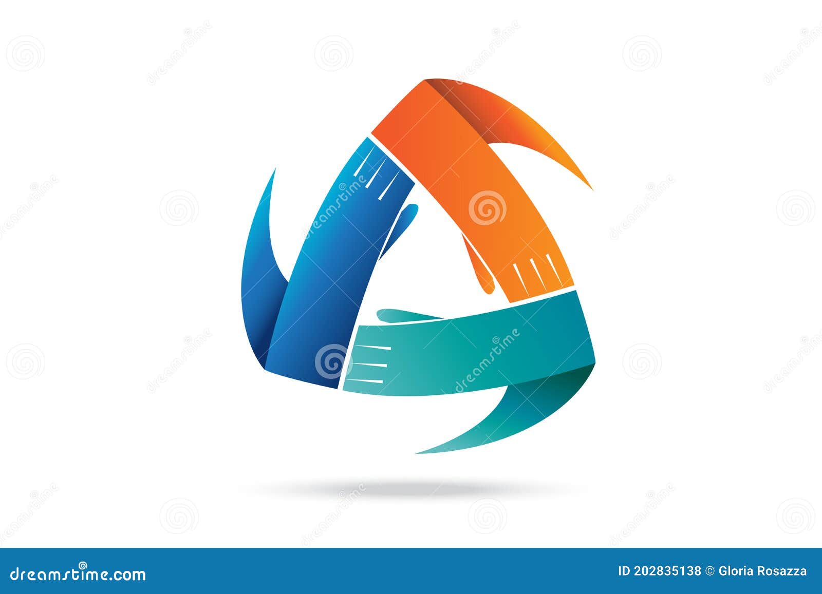 Logo Handshake Business People Teamwork Vector Stock Vector ...