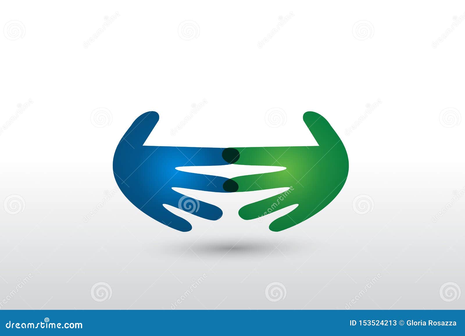 Logo Handshake Teamwork People Vector Image | CartoonDealer.com #202835152