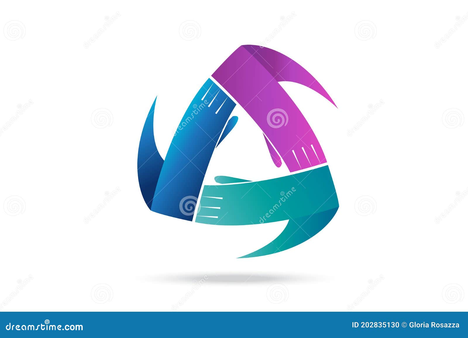 Logo Handshake Business People Vector Stock Vector - Illustration of ...