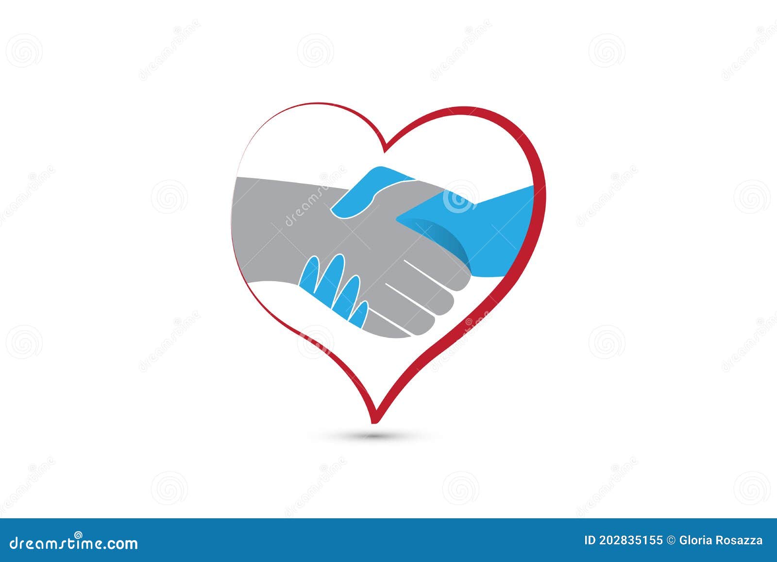 Logo Handshake Teamwork People Vector Image | CartoonDealer.com #202835152