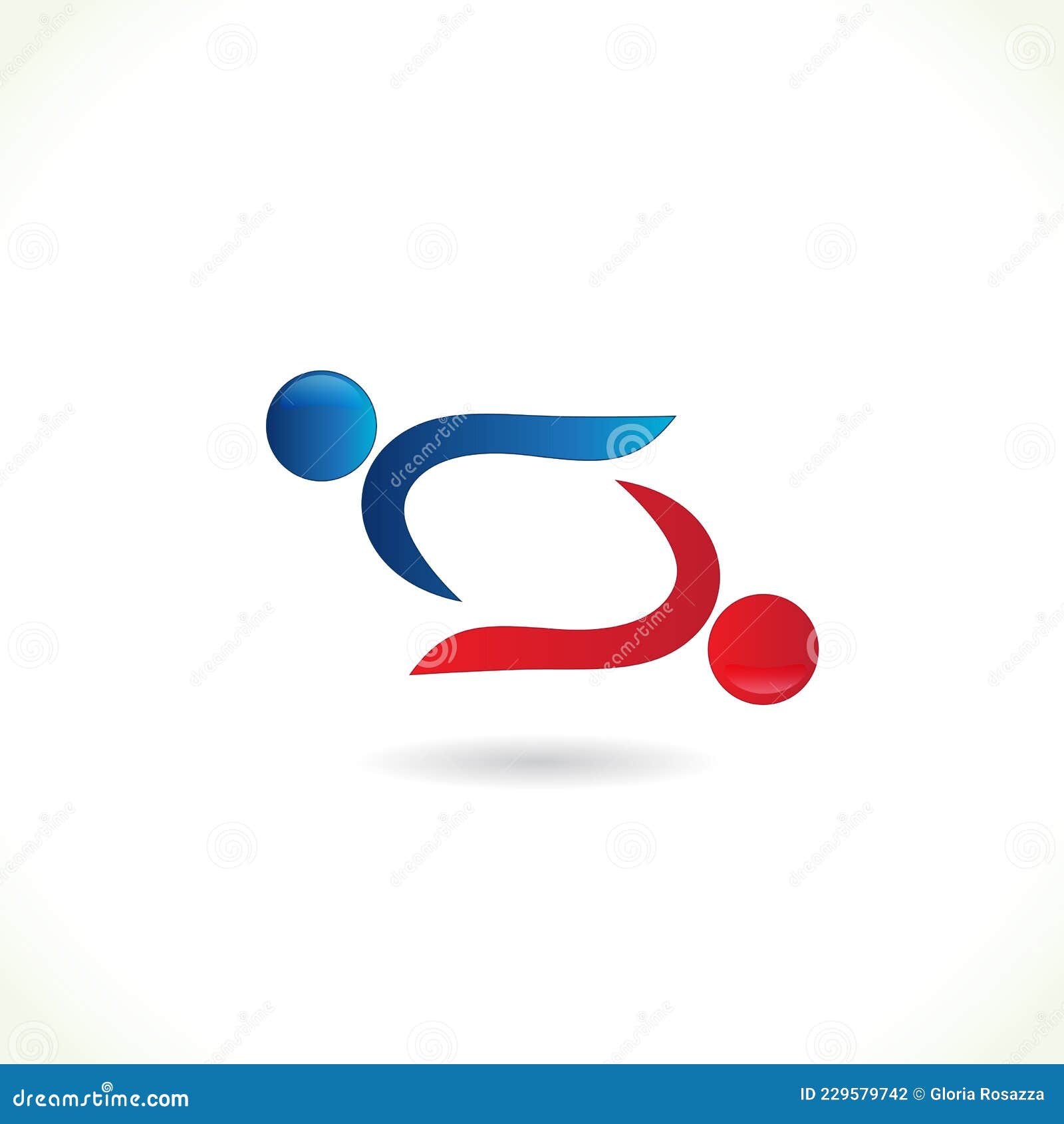 Logo Handshake Connected People Icon Vector Illustration ...
