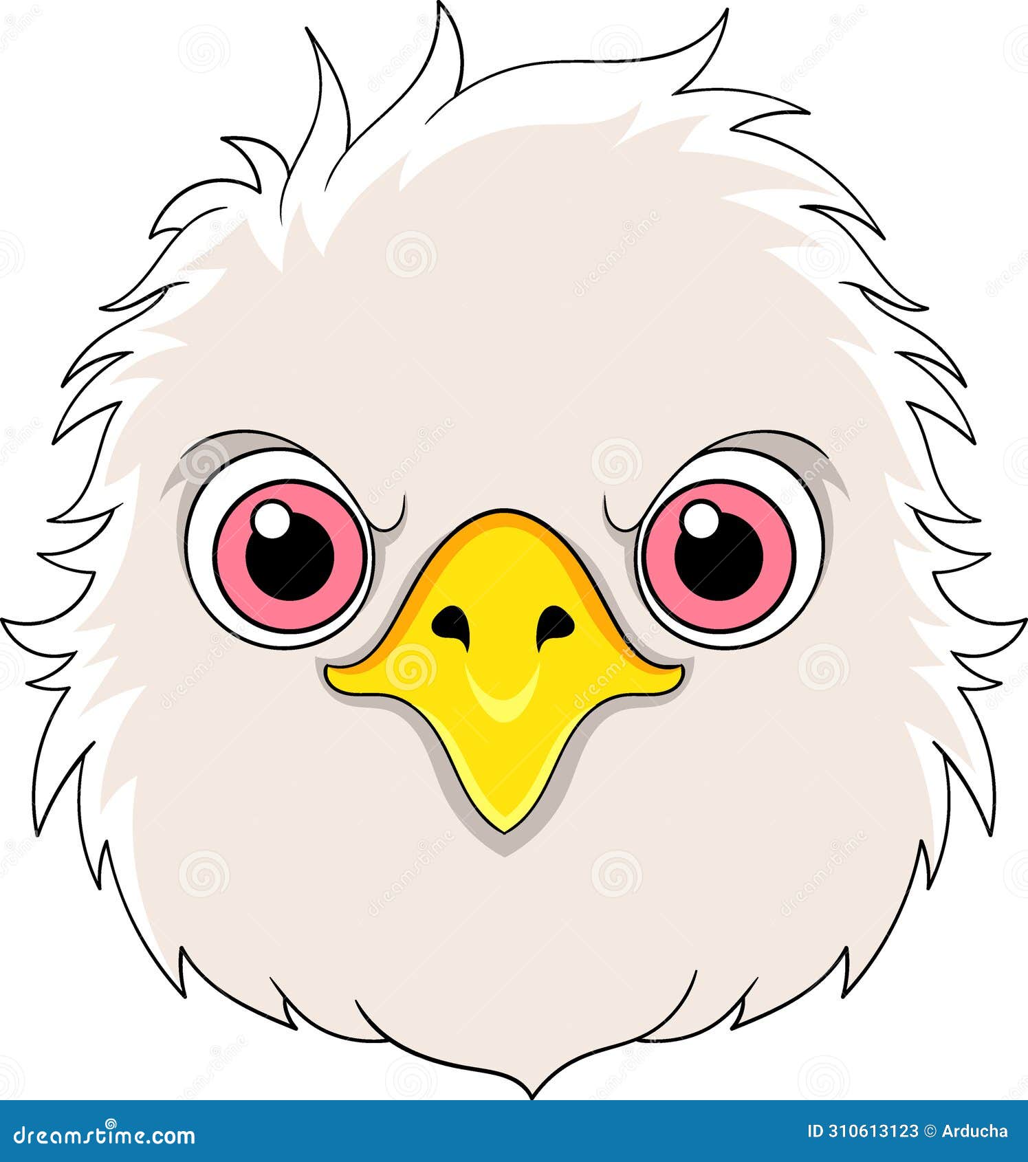 Ferocious Eagle Mascot Vector Illustration | CartoonDealer.com #83863722