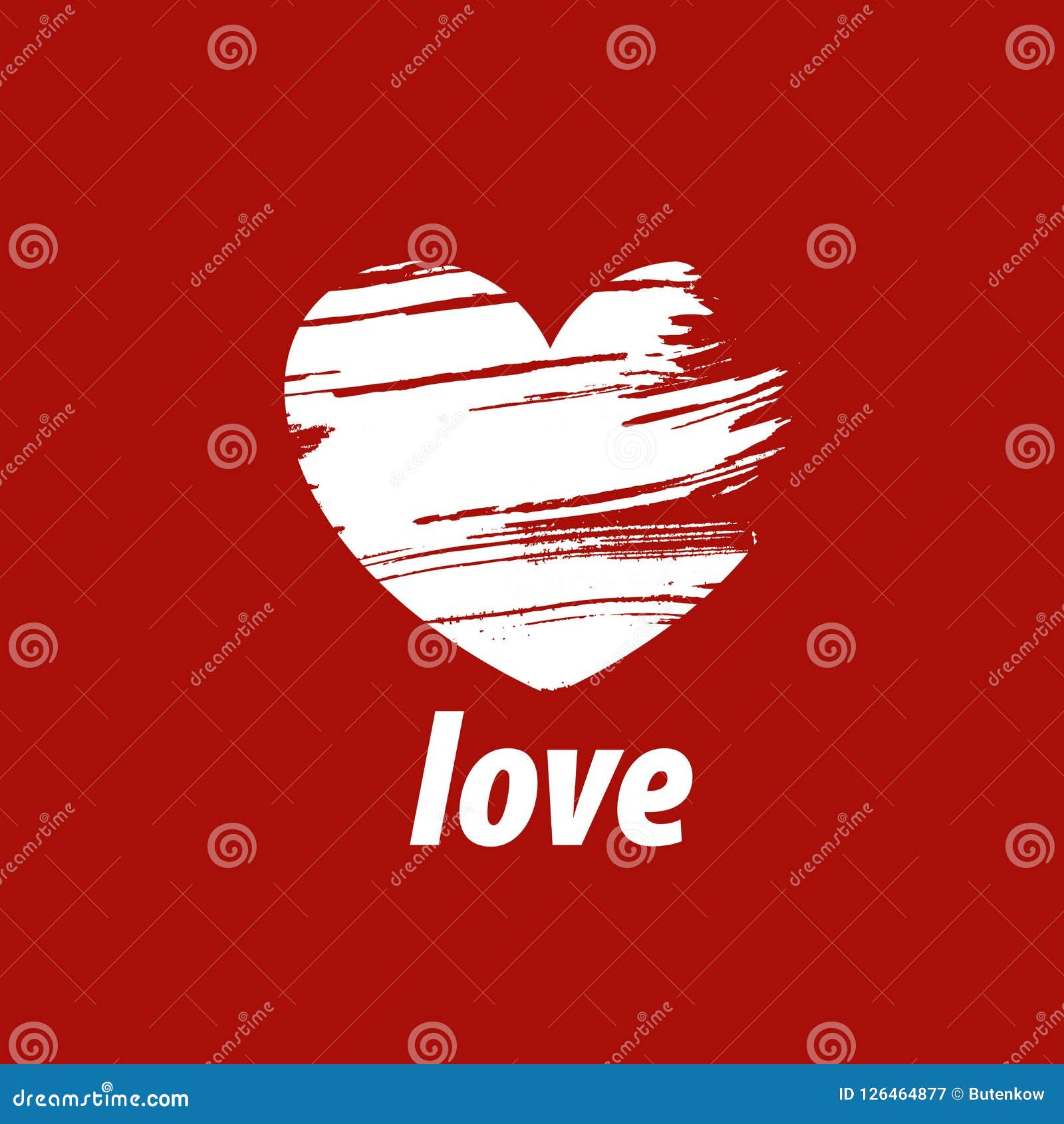 Logo heart splash stock vector. Illustration of splash - 126464877
