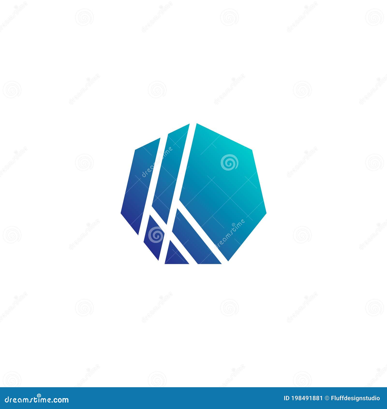 Green Heptagon Basic Simple Shapes, Geometric Heptagon Icon, 2d Shape ...