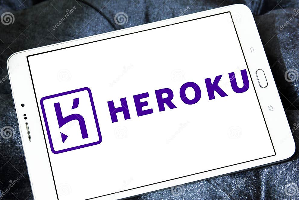 Heroku cloud platform logo editorial photography. Image of icon - 102744157