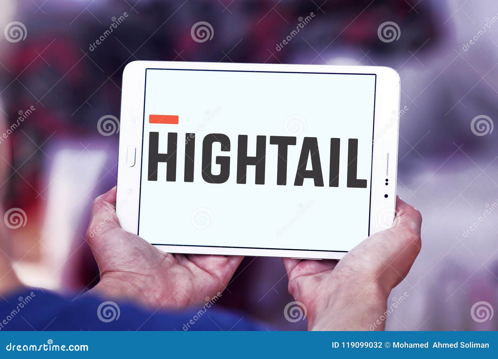 Hightail technology logo editorial photography. Image of company ...
