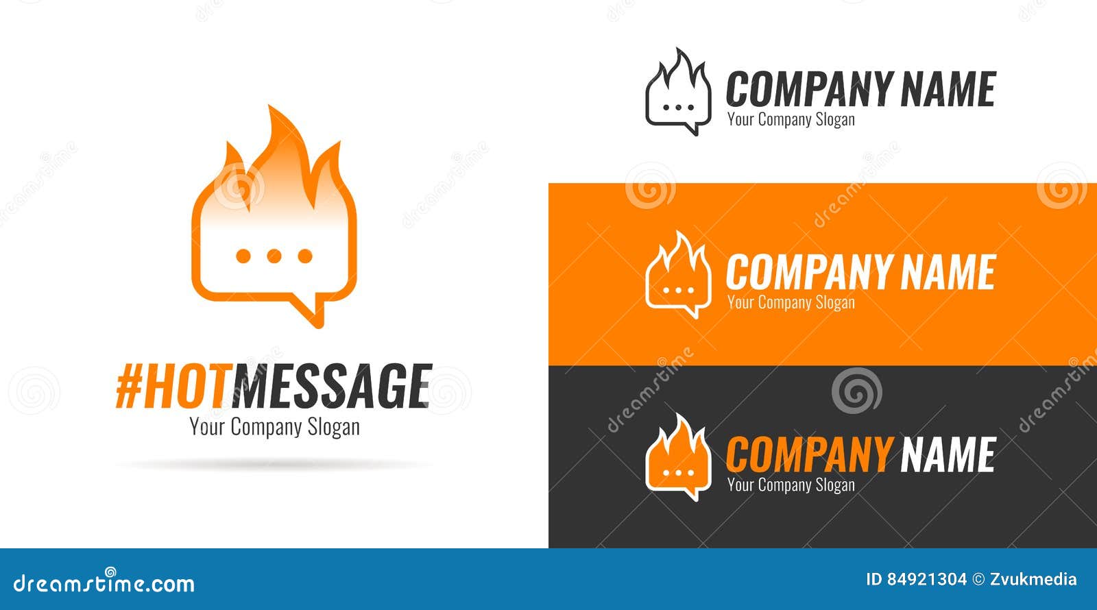 Logo Hot message stock vector. Illustration of comments - 84921304