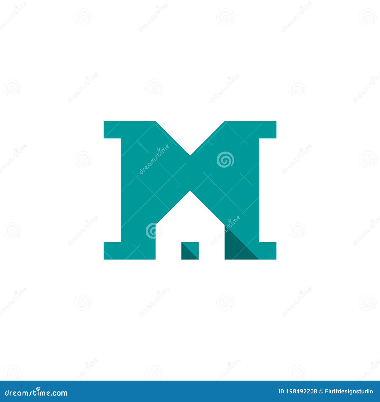 Logo of a House Shape in the Letter M Shape Stock Vector - Illustration ...
