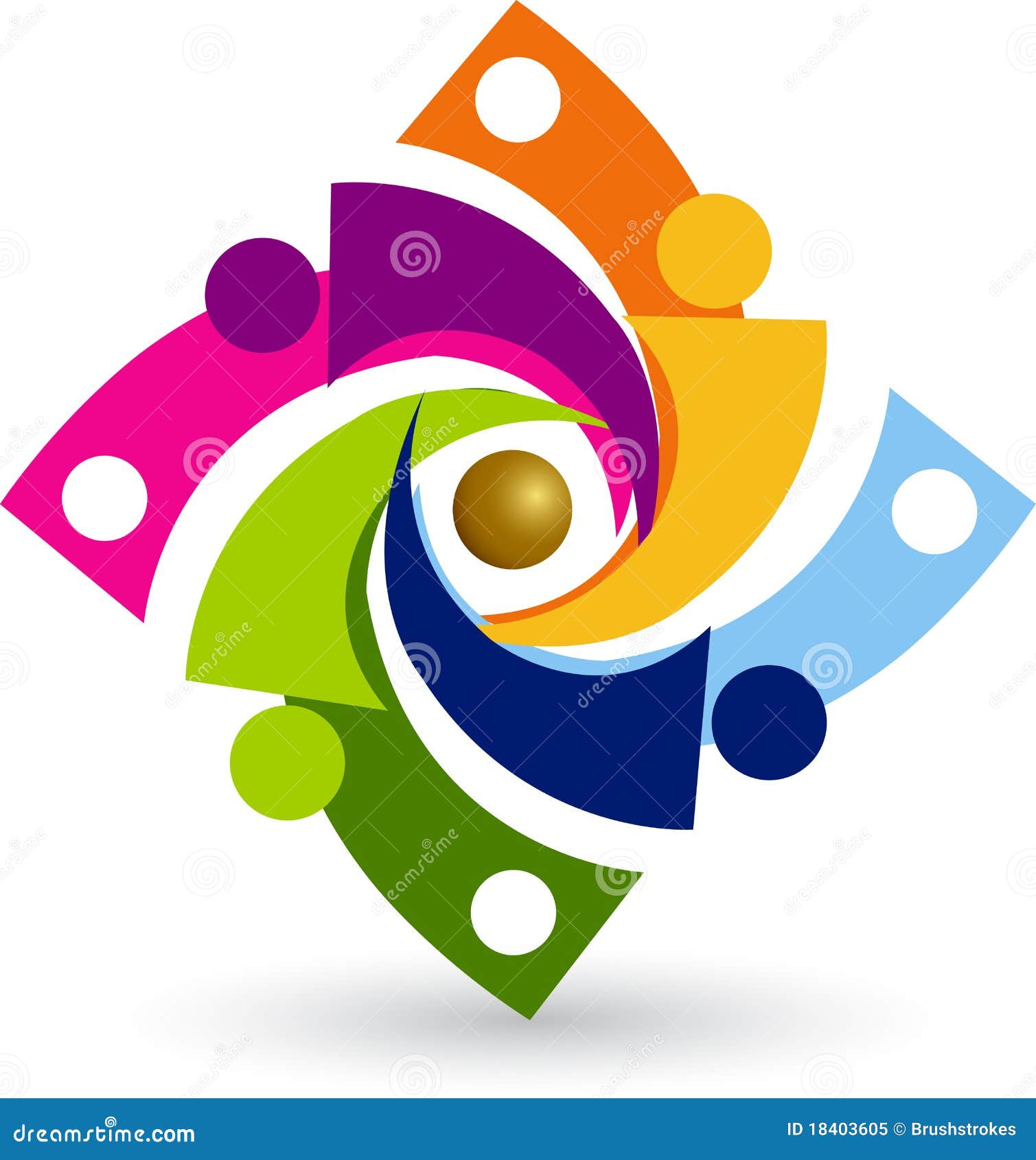 Logo humain illustration stock. Illustration du company - 18403605