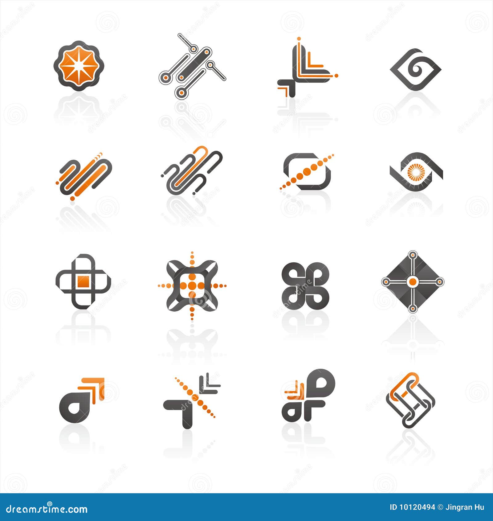 Logo icon stock vector. Illustration of icon, curved - 10120494