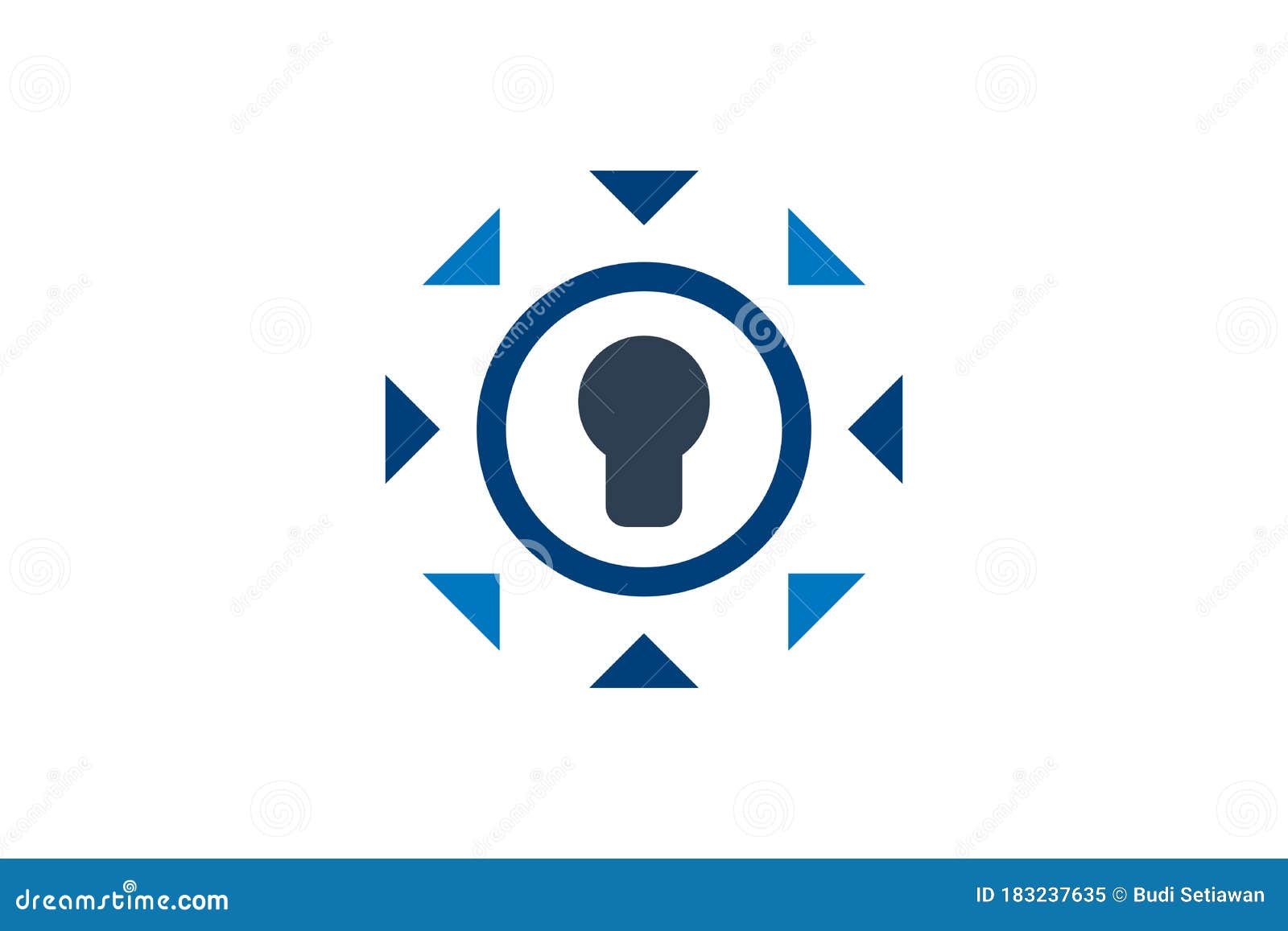 Data security logo stock vector. Illustration of network - 183237635