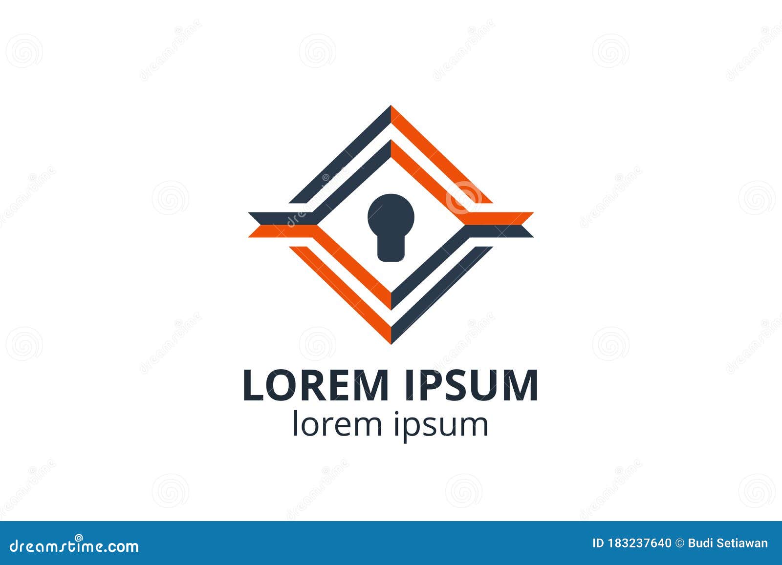 Data security logo stock vector. Illustration of computer - 183237640