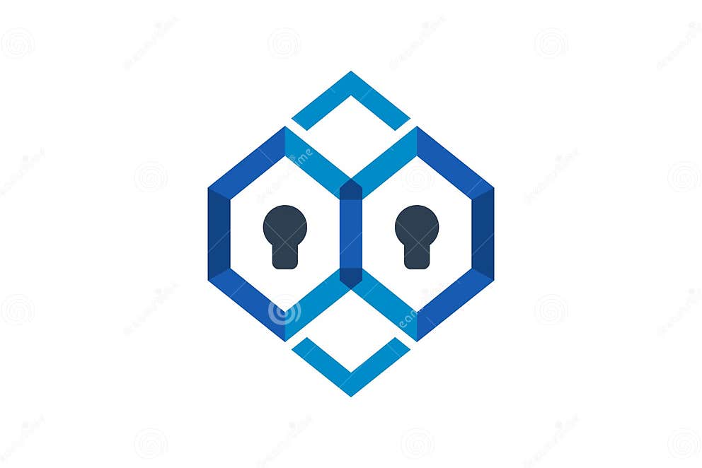 Data security logo stock vector. Illustration of design - 183237737