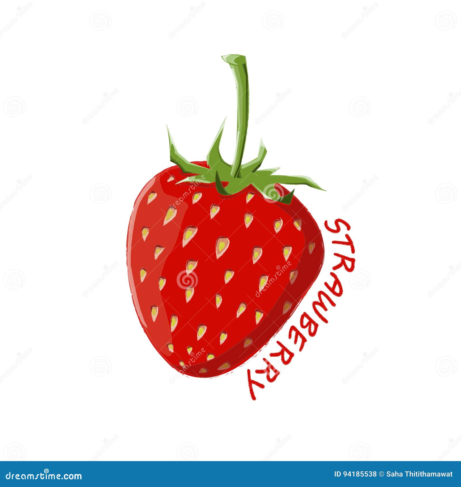 Logo Icon Design Strawberry Farm Stock Illustration - Illustration of ...