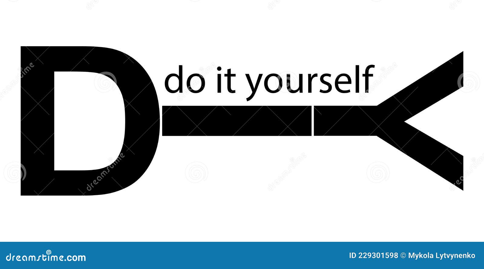 Logo Icon DIY, Vector Do it Yourself Stock Vector - Illustration of ...