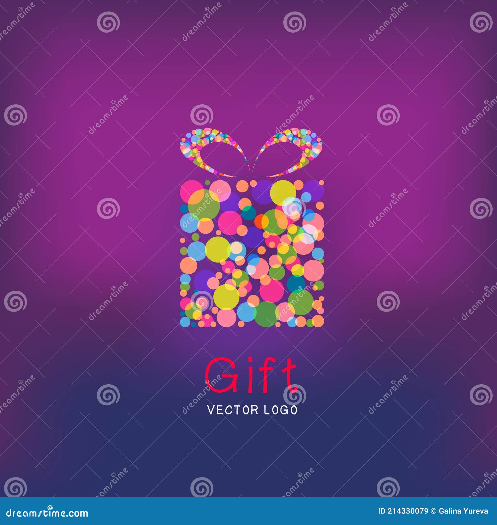 Logo-icon a gift box stock vector. Illustration of gift - 214330079