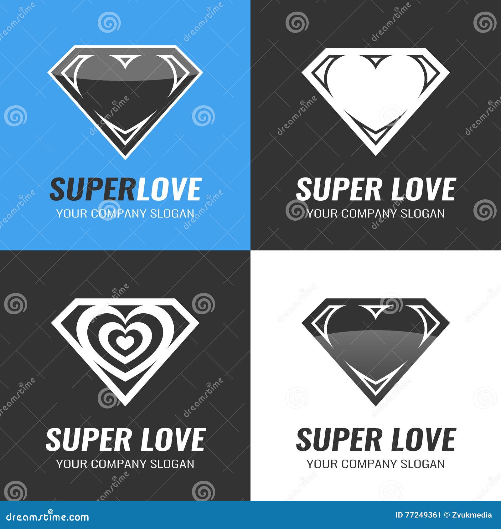 Super Love Sticker Vector Illustration | CartoonDealer.com #97640080