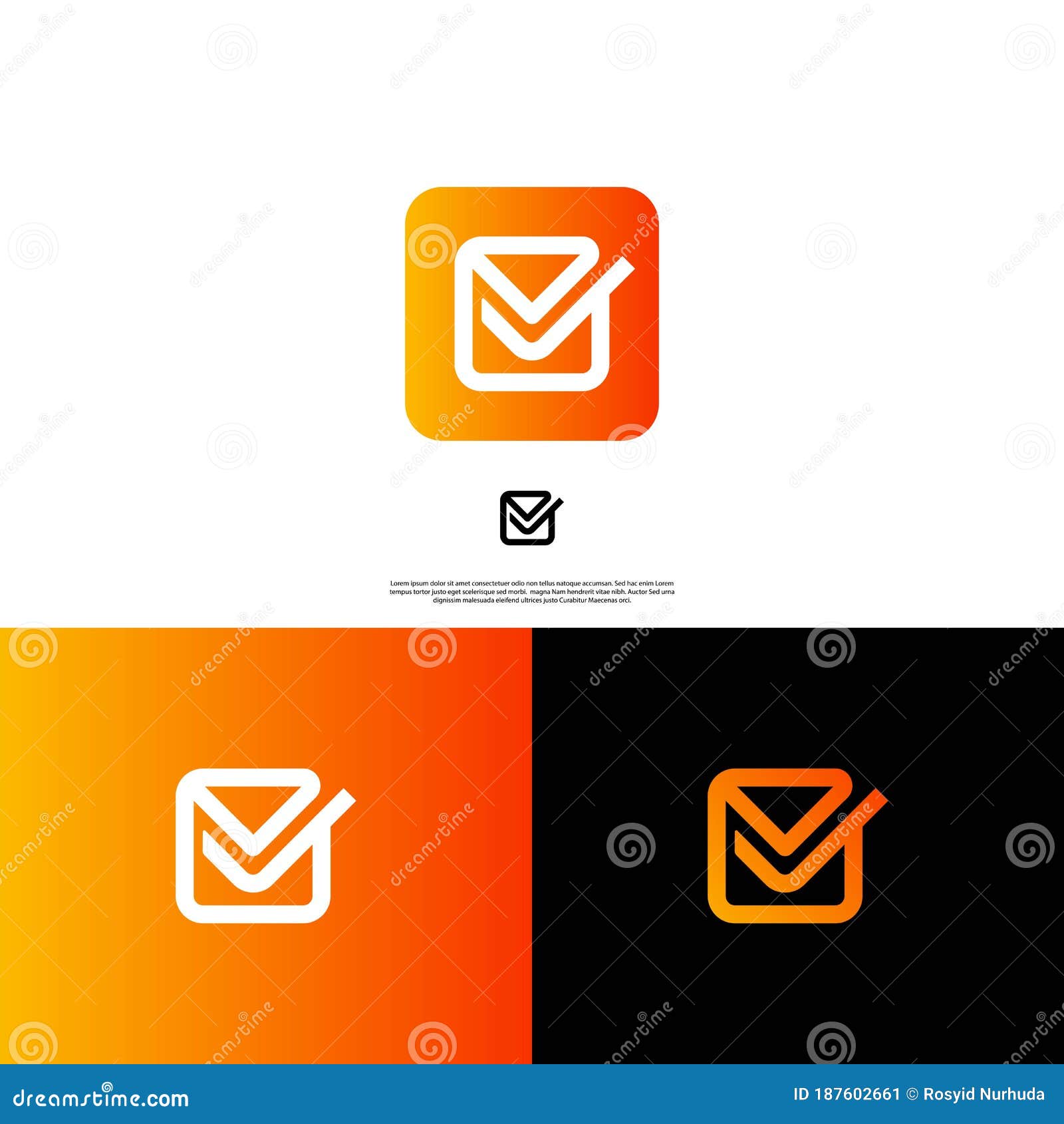 Logo Icon Message with a Simple, Minimalist Style Stock Vector ...