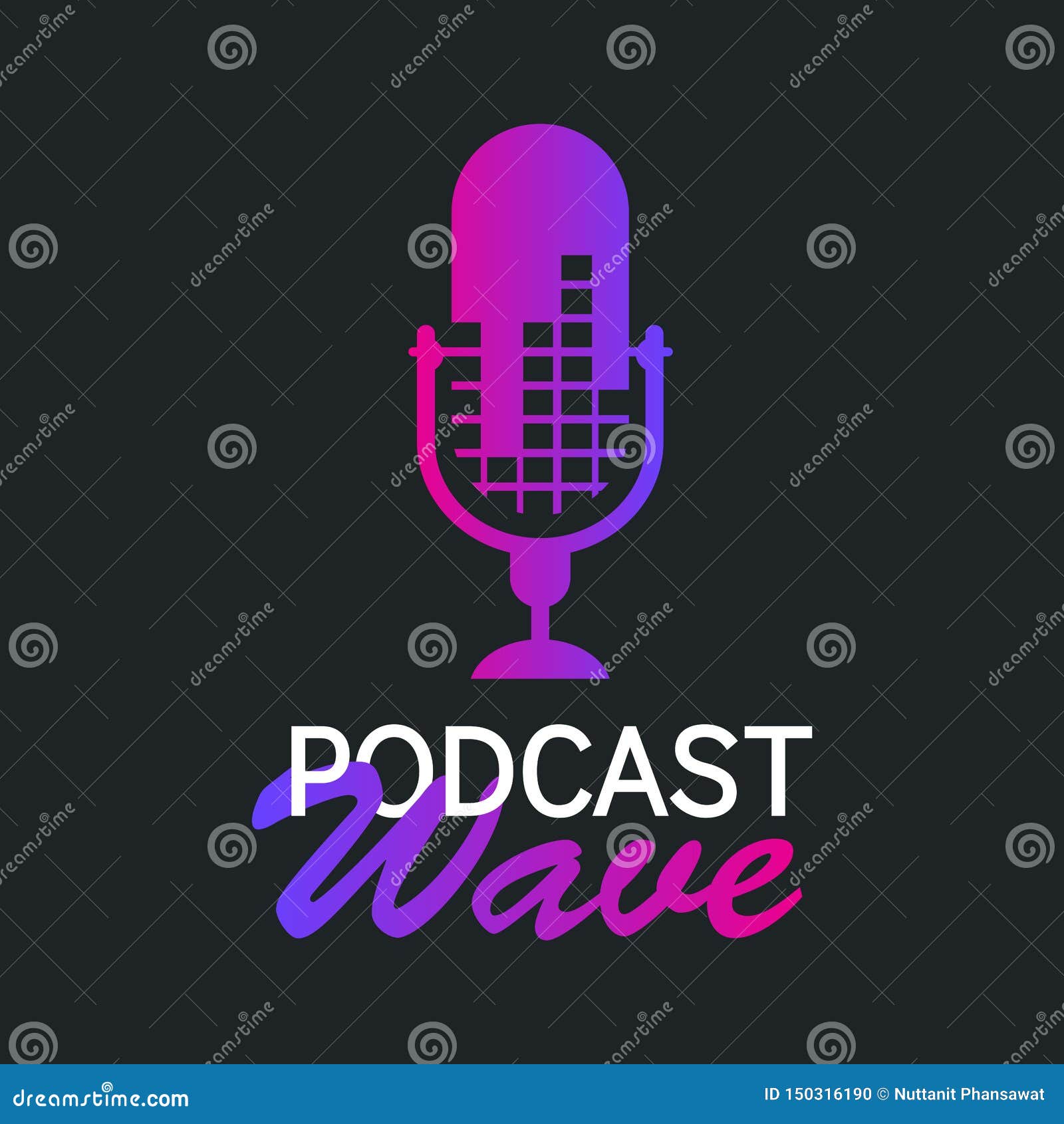 Podcast Wave Stock Illustrations – 7,077 Podcast Wave Stock ...
