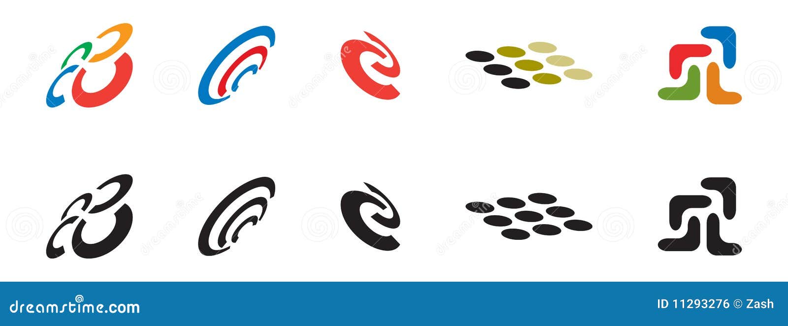 Logo icon set stock illustration. Illustration of brown - 11293276