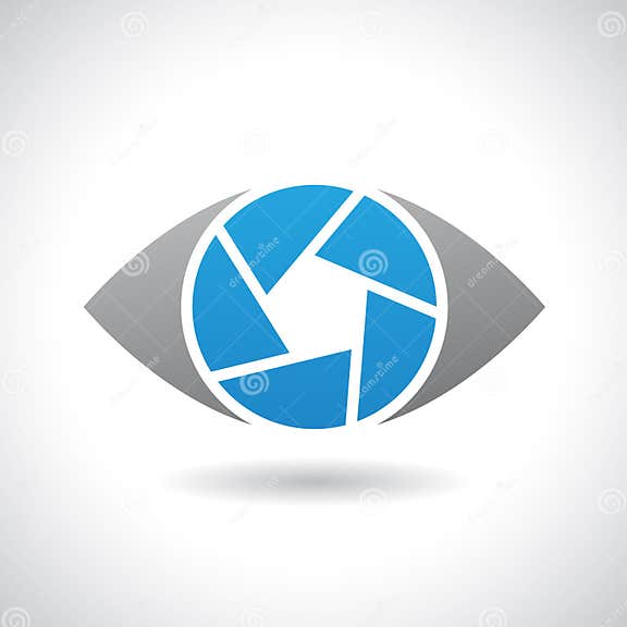 Logo Icon of a Shutter Eye Vector Illustration Stock Vector ...
