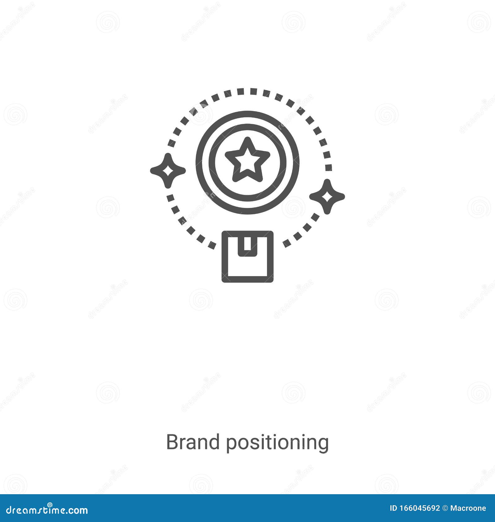 Logo Icon Vector from Brand Positioning Collection. Thin Line Logo ...