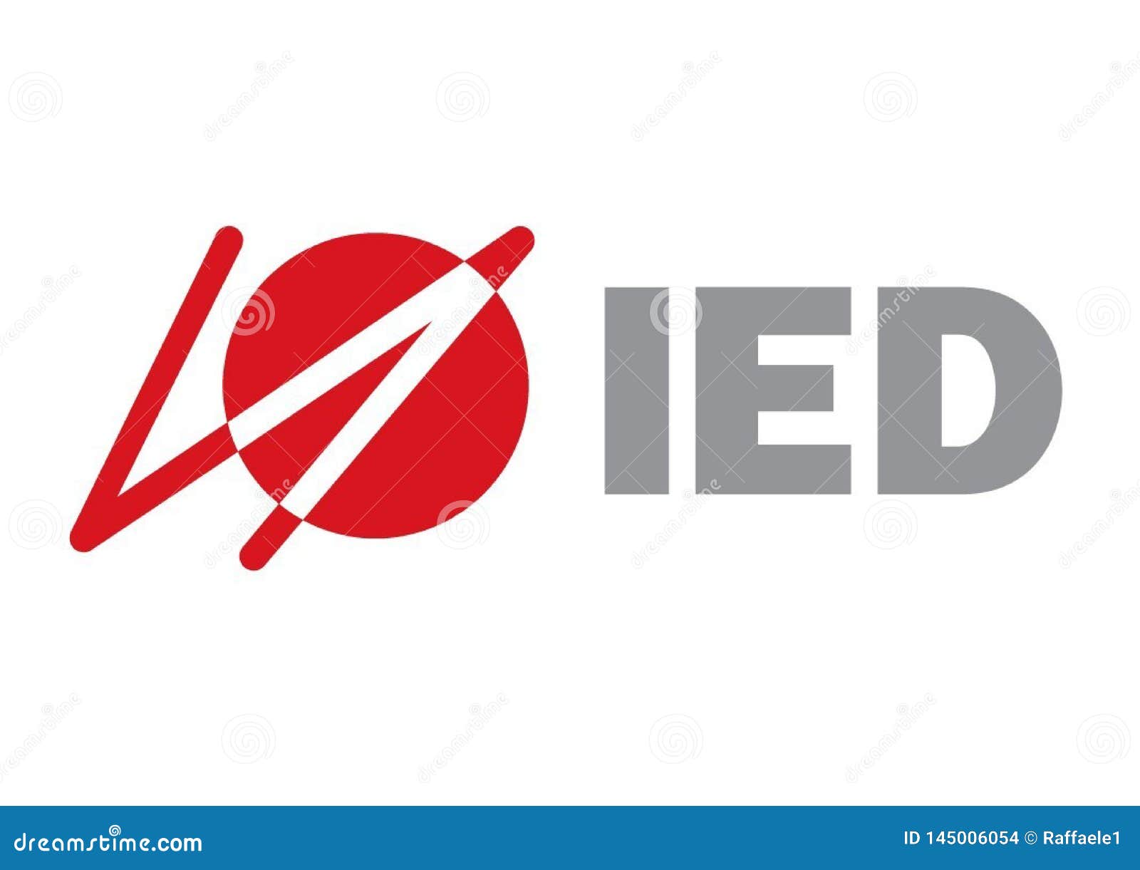 Logo of the IED editorial stock image. Illustration of university ...