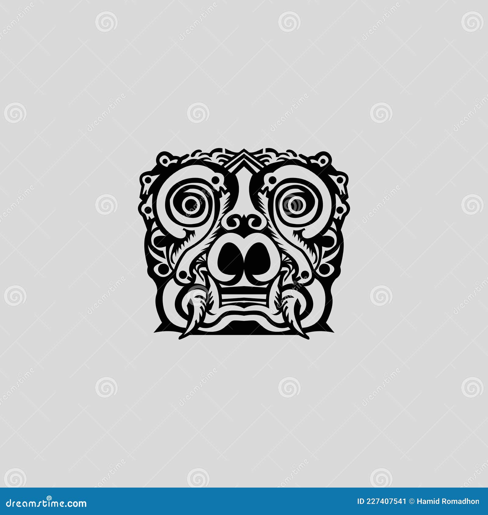 Ancient Logo Illustration and Epic Symbol Stock Vector - Illustration ...