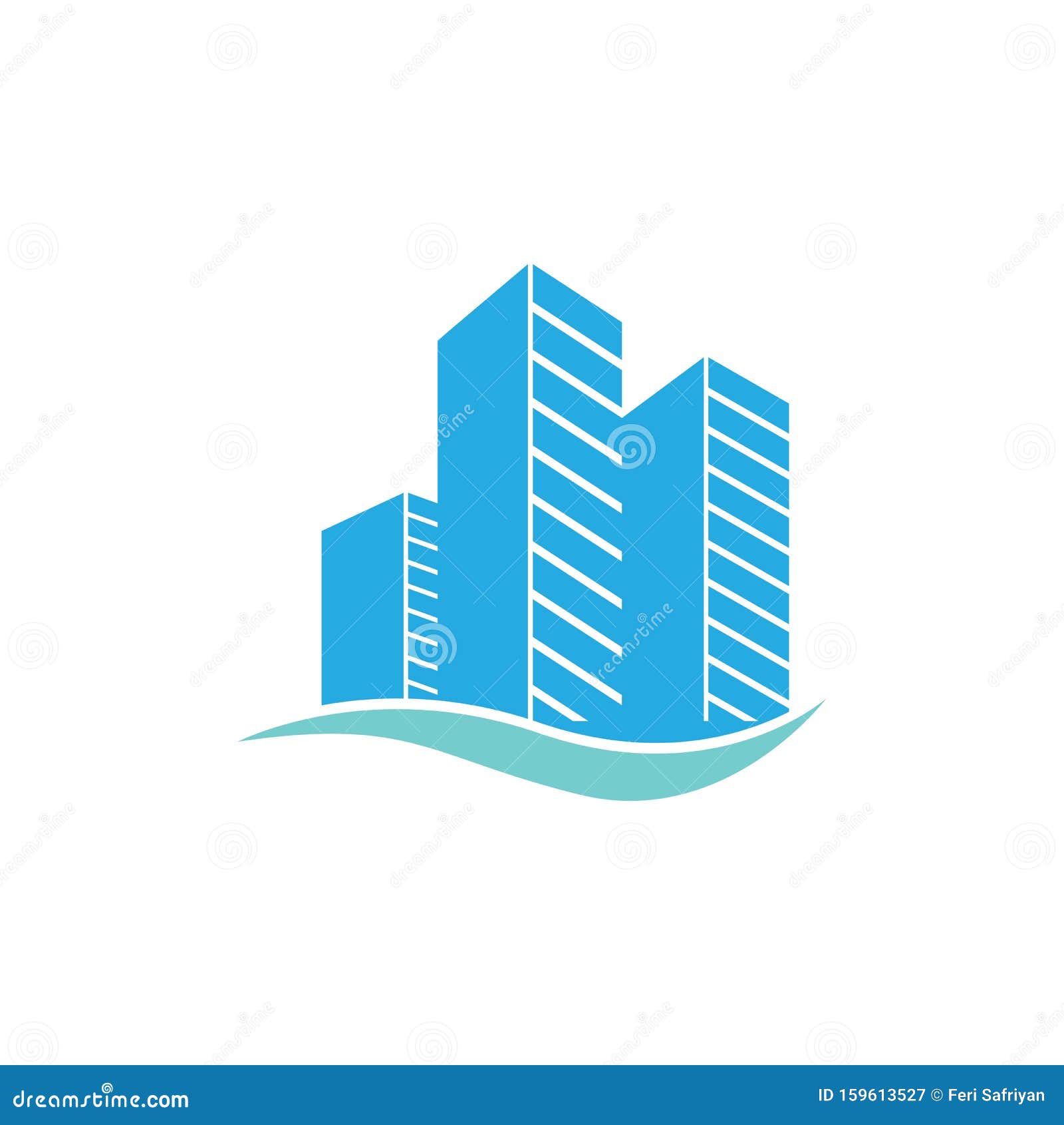 Logo immobilier illustration de vecteur. Illustration du logo - 159613527