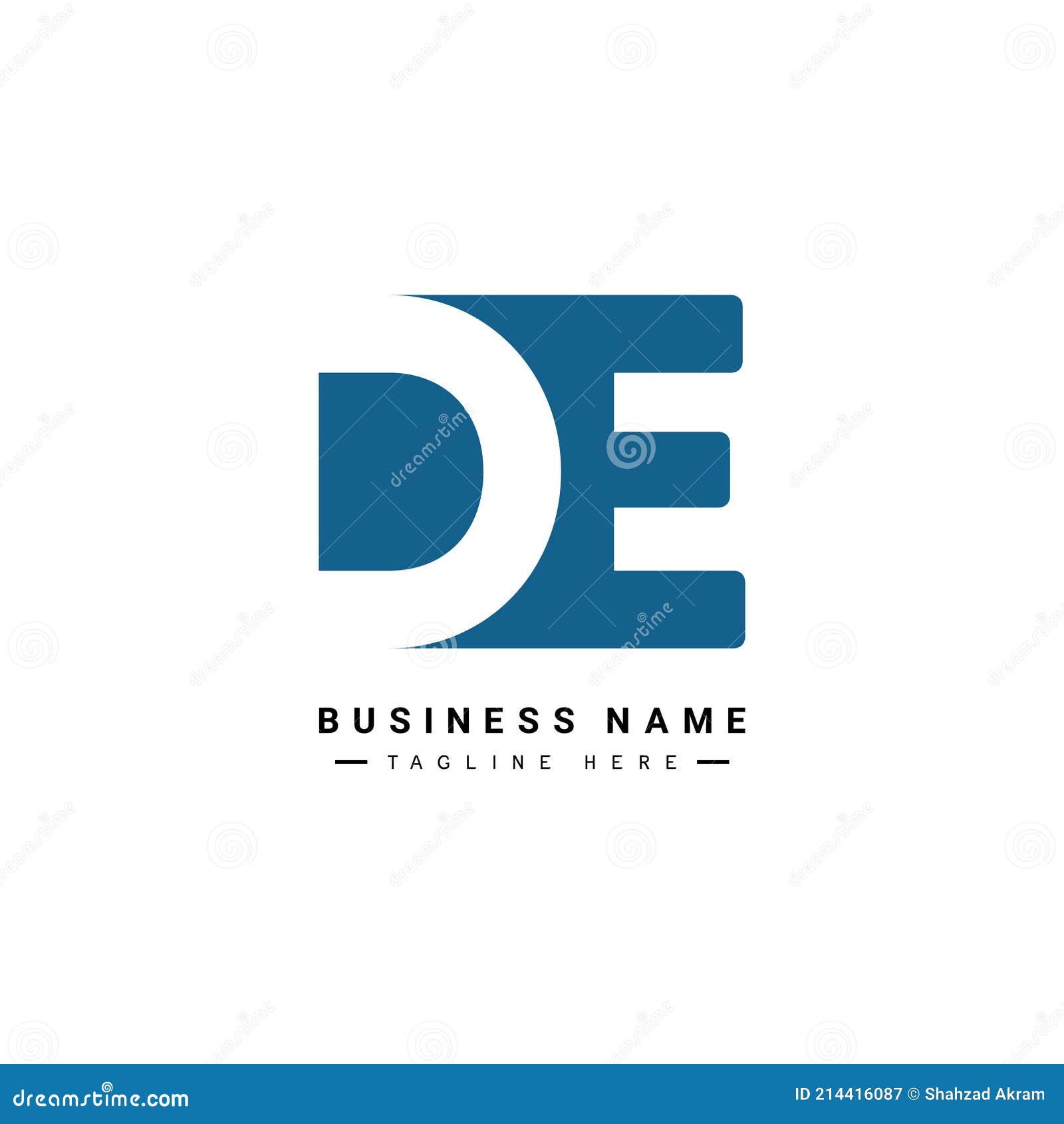 Logo Inicial De Logotipo Simples De Business Logo Ilustração do Vetor ...