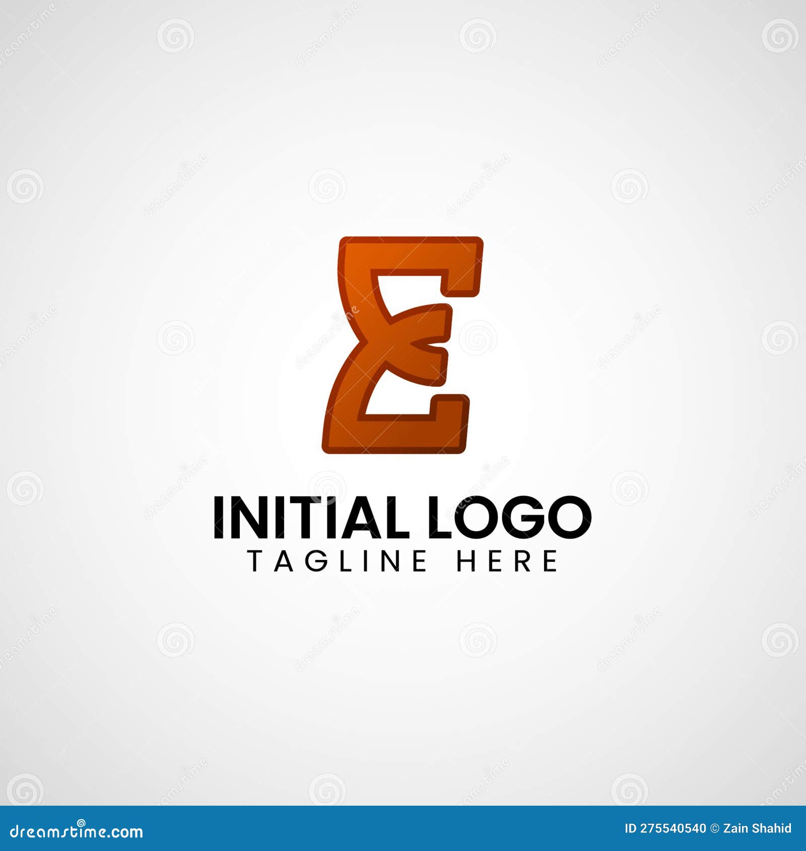 Logo of E Initial Gradient Colorful Icon Design Stock Vector ...