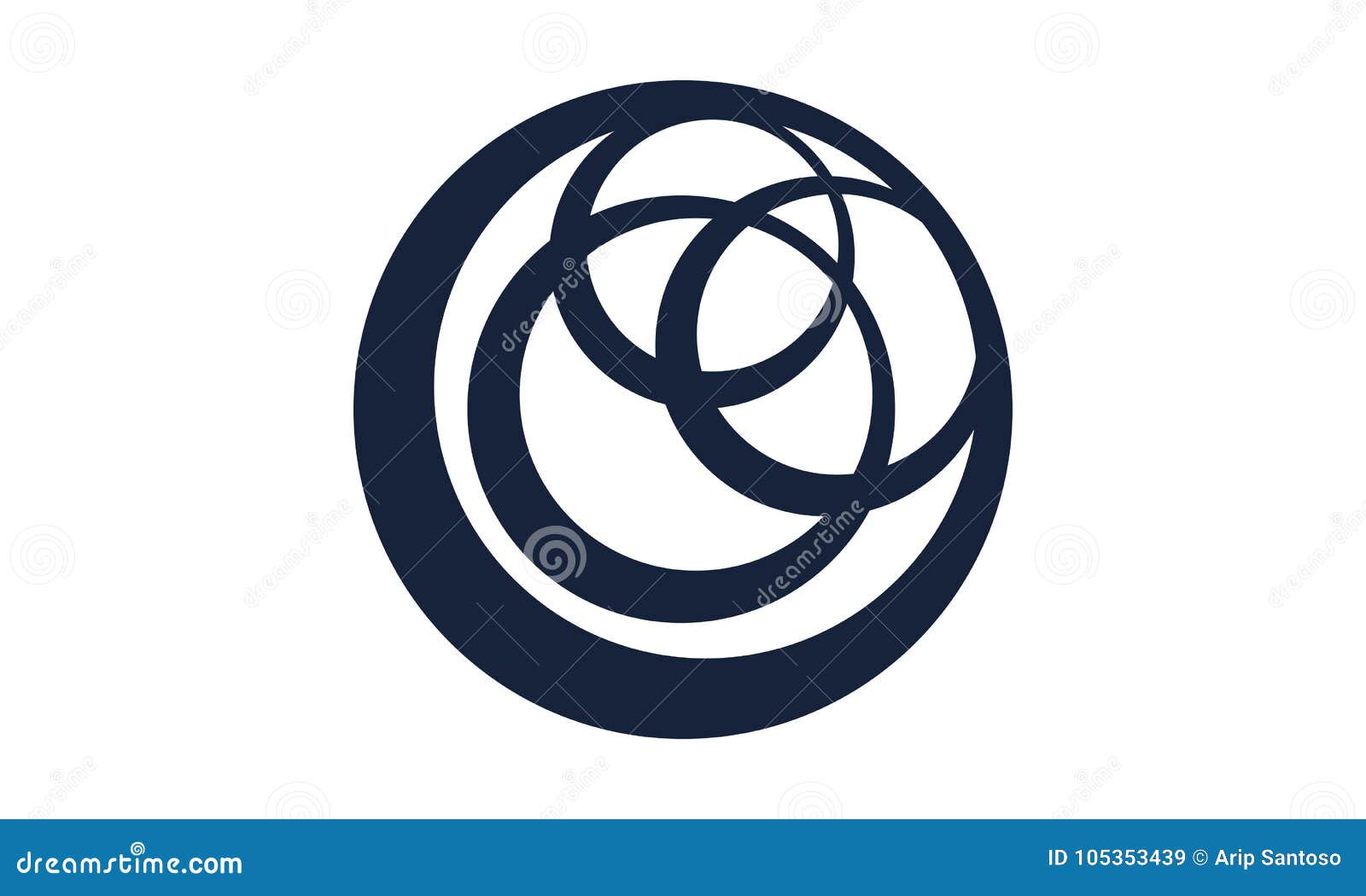 Logo Inner Circle ilustración del vector. Ilustración de ciencia ...