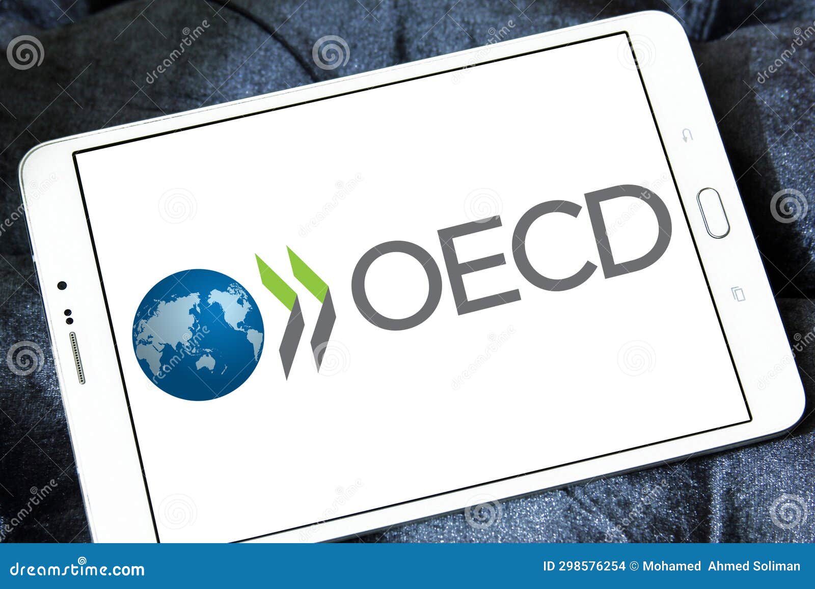 OECD logo editorial stock image. Image of mobile, logo - 298576254