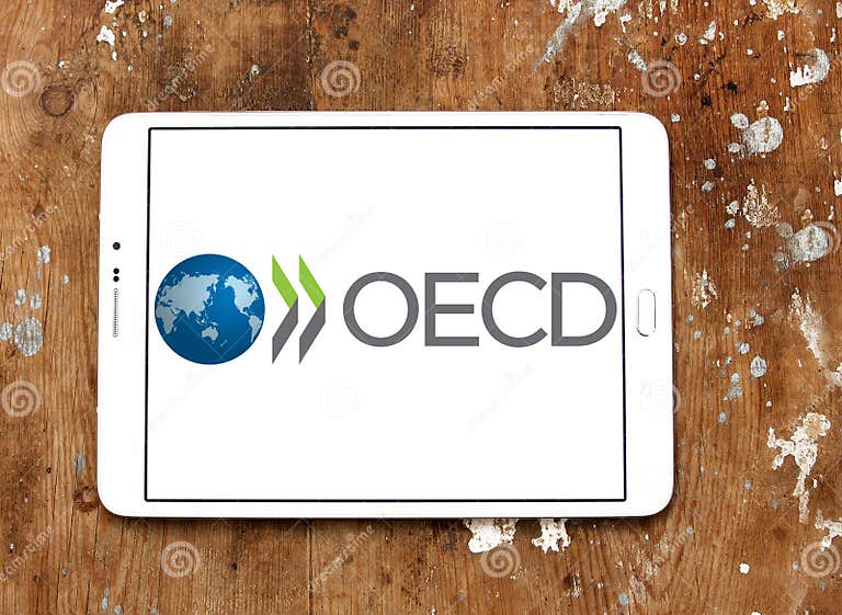 OECD logo editorial photo. Image of oecd, website, member - 298576356