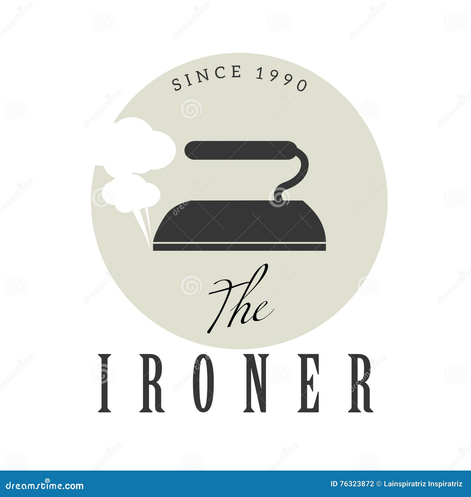 Logo iron stock illustration. Illustration of design - 76323872