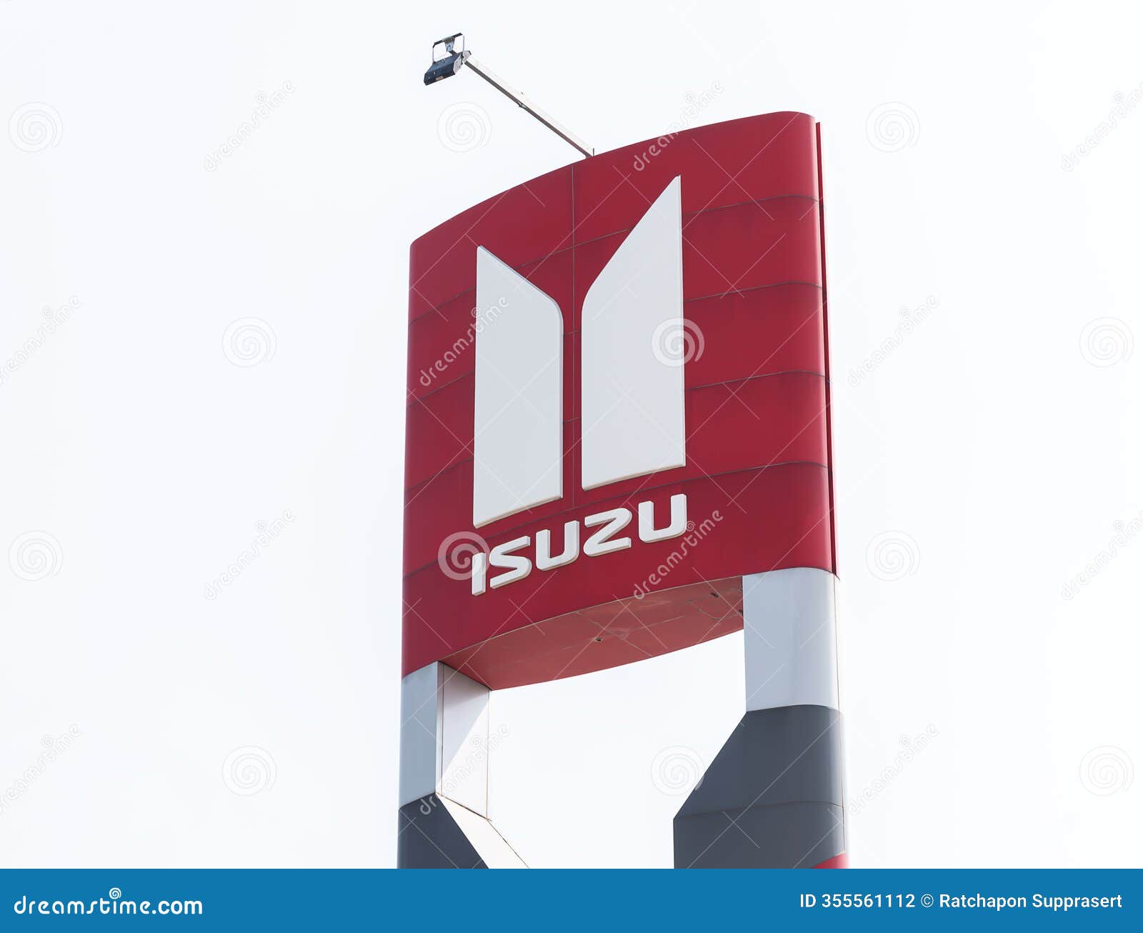 Logo Isuzu on Pole Billboard Editorial Photography - Image of billboard ...