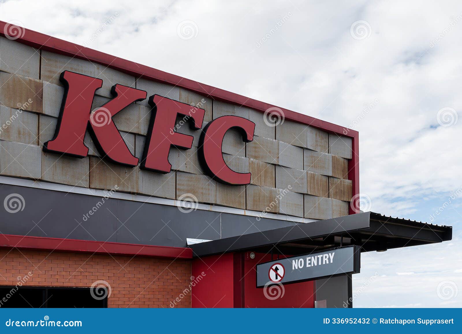 Logo KFC Brand on Billboard Building Editorial Photography - Image of ...