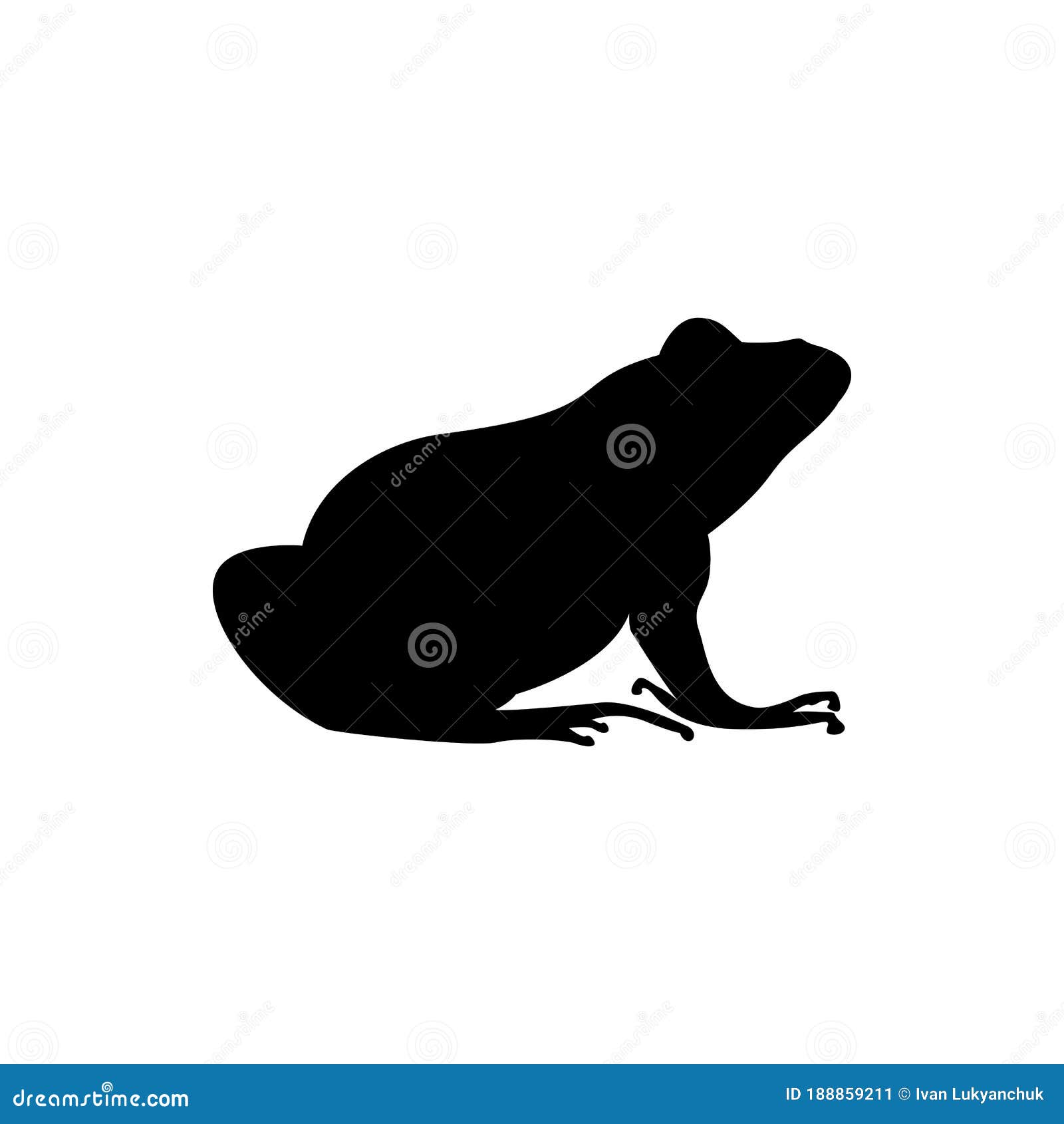 Logo kikker-silhouet vector illustratie. Illustration of geïsoleerd ...