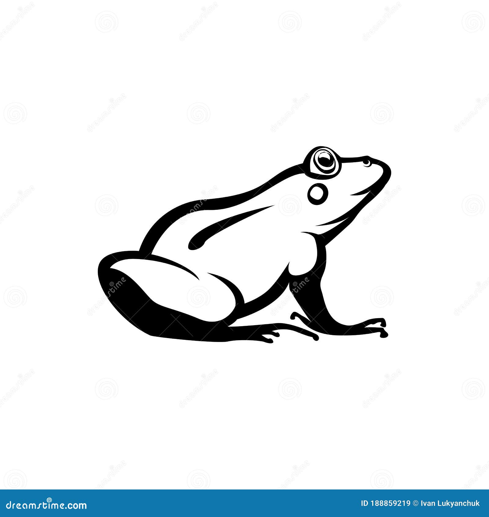 Logo kikker-silhouet vector illustratie. Illustration of samenvatting ...