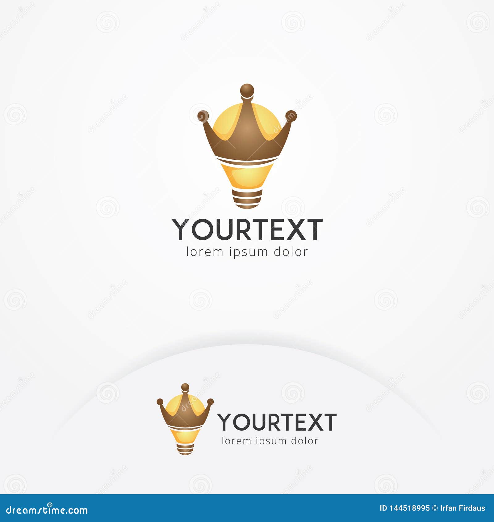 Logo King of ideas stock vector. Illustration of expert - 144518995