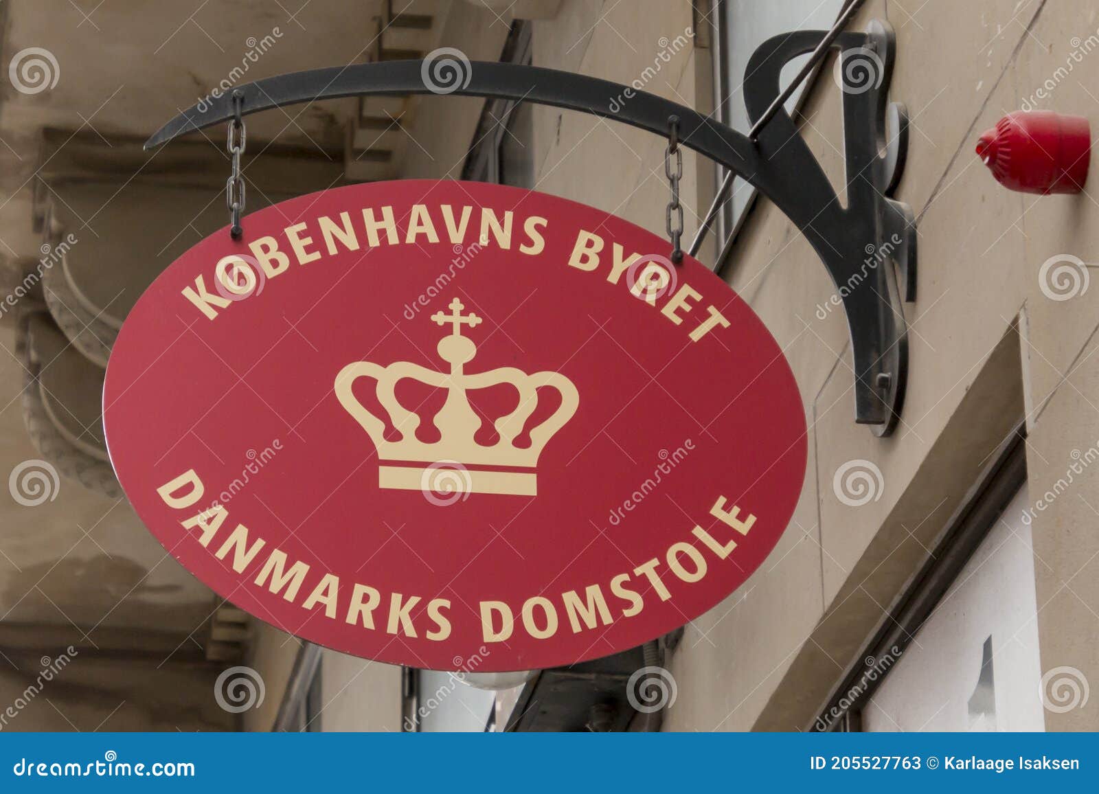 The Logo of the Koebenhavns Byret in Copenhagen Editorial Stock Photo ...