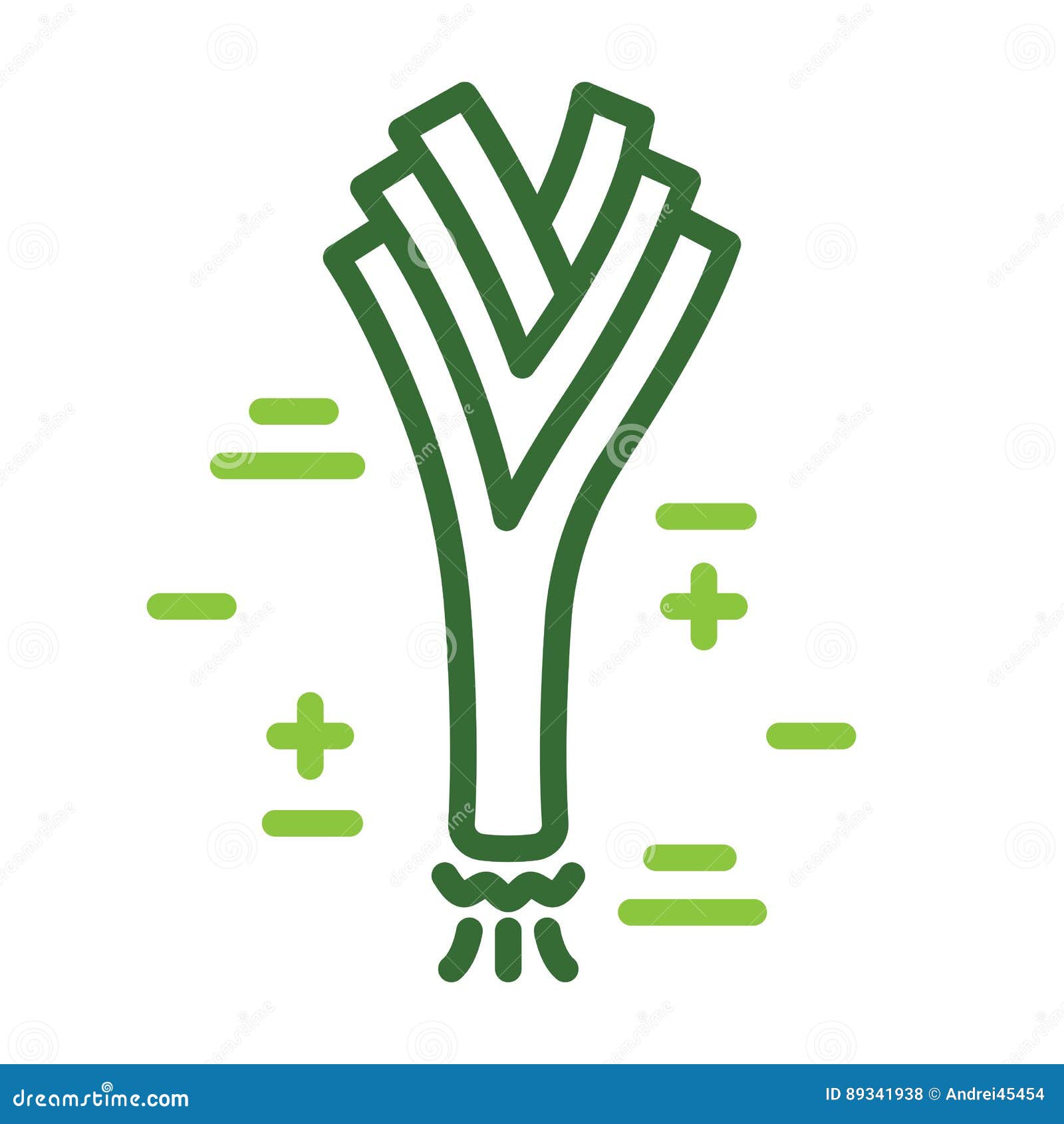 Vector Simple Logo Template Celery Stock Illustration - Illustration of ...