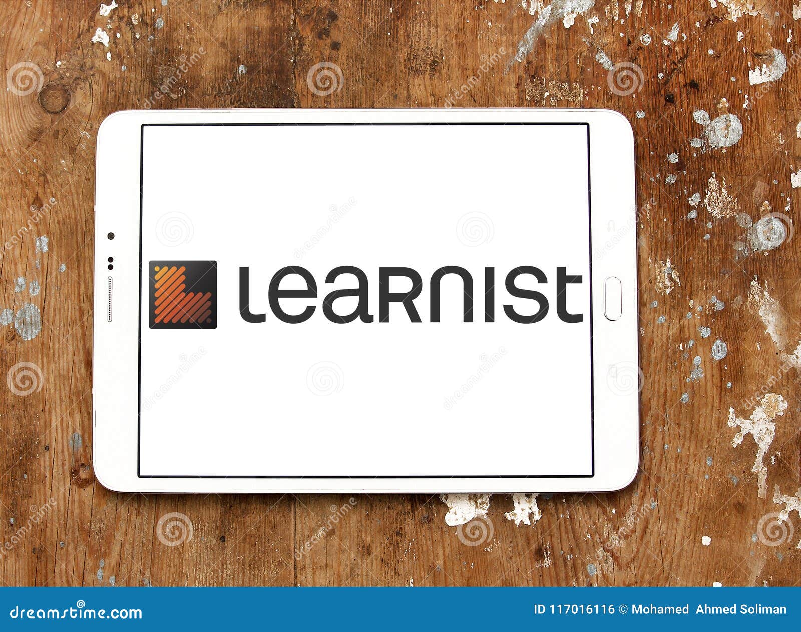 Learnist application logo editorial photo. Image of commercial - 117016116
