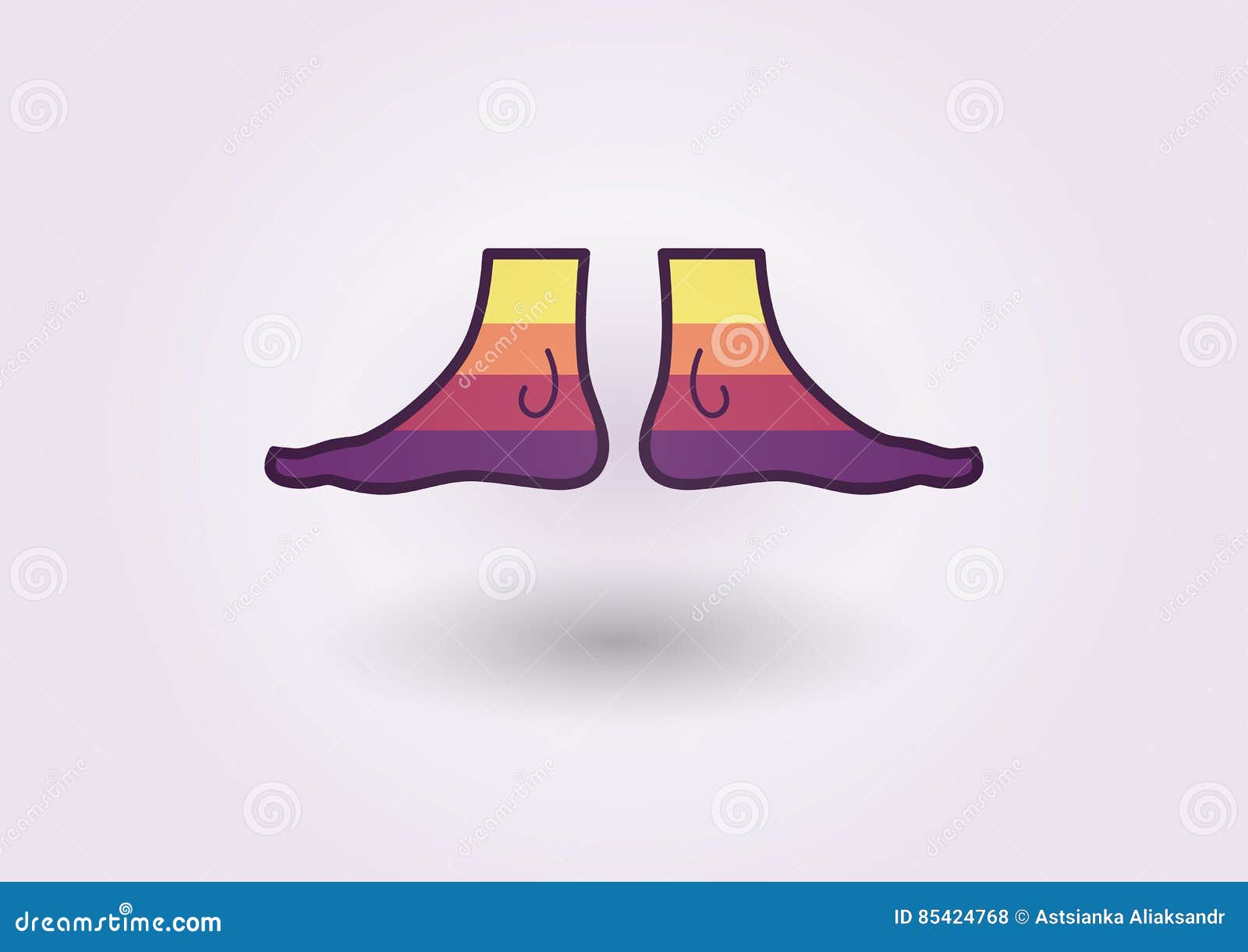 Logo Legs, colorful feet stock vector. Illustration of health - 85424768